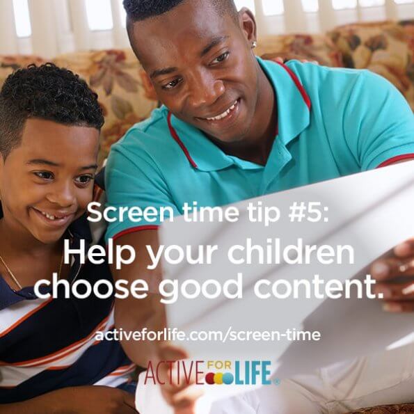 Managing screen time: Spread the word – Active For Life