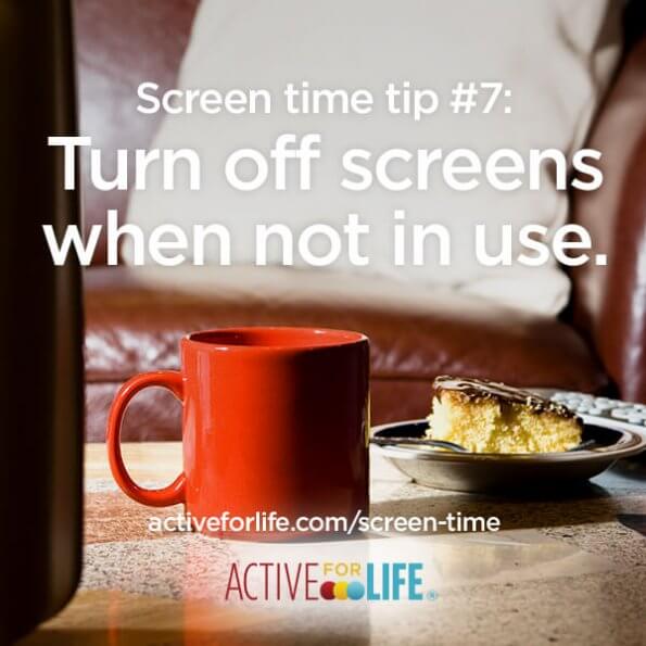 Managing screen time: Spread the word – Active For Life