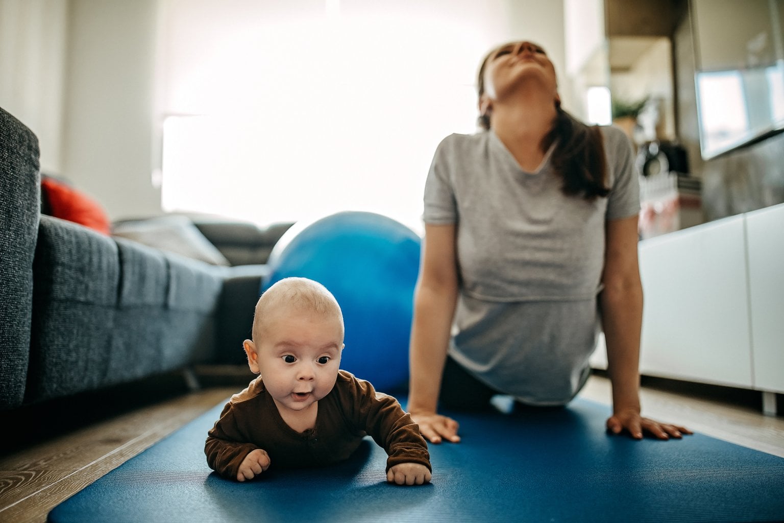 Baby yoga: How to help babies develop strength and control – Active For ...