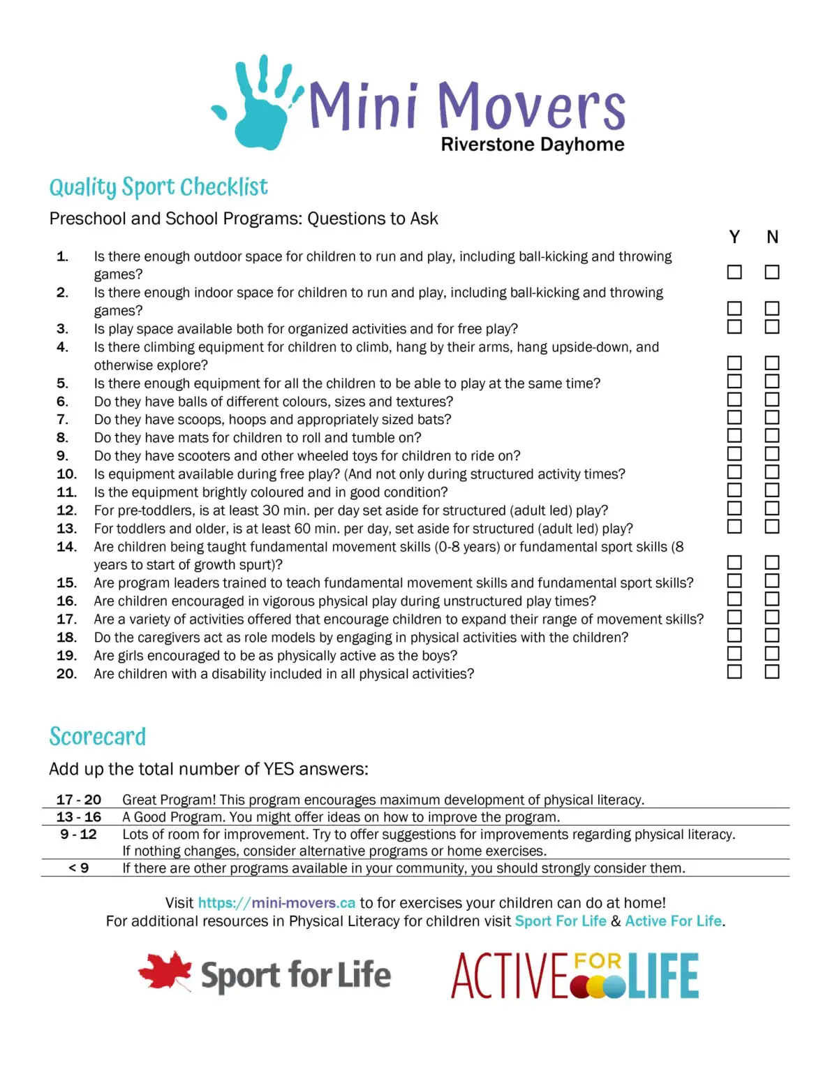 This checklist is a resource all parents in search of daycare should ...