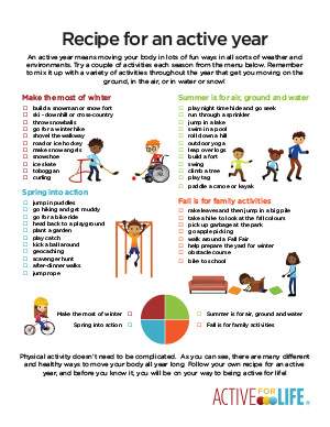 Active For Life – Where parents go for their kids' health and success.