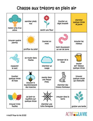 Activités et jeux – Active For Life